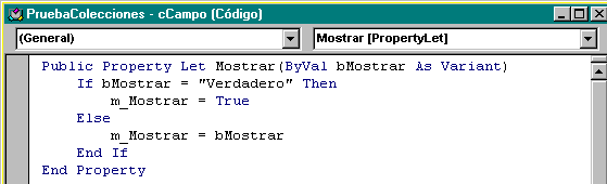 Objetos en Visual Basic -Las colecciones