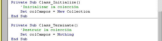 Objetos en Visual Basic -Las colecciones