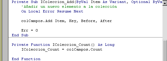 Objetos en Visual Basic -Las colecciones
