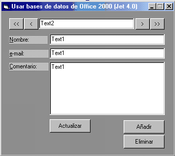 ADO sin usar data control